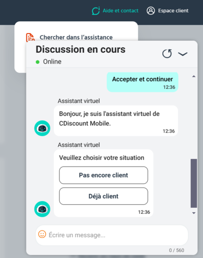 Comment contacter le Service client Cdiscount Mobile